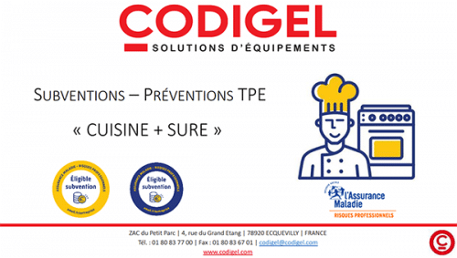 CODIGEL - Subventions/Préventions TPE - EuroChef