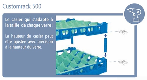 Fries Rack System - Casiers de lavage - EuroChef