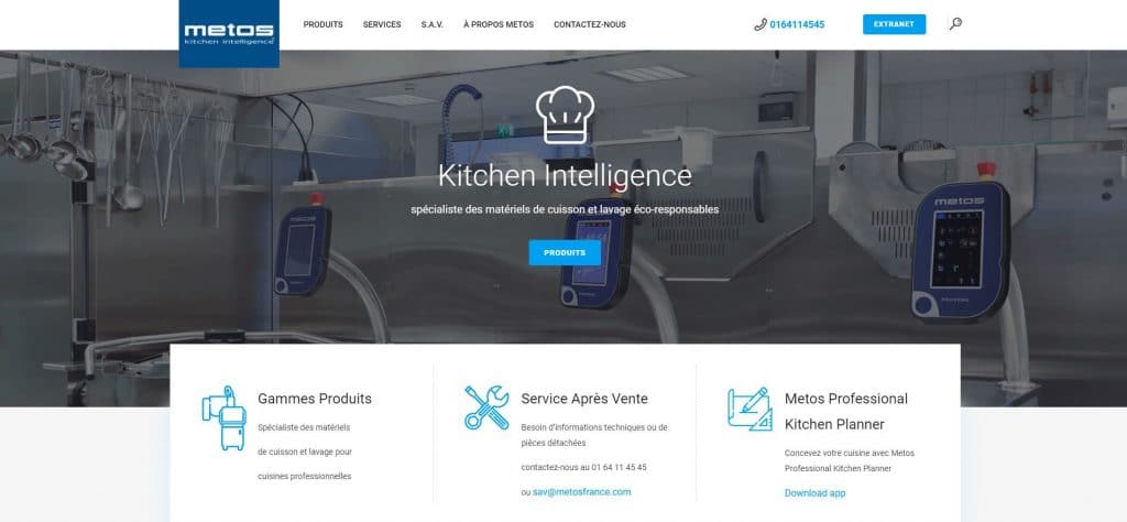 Nouveau site internet METOS - EuroChef